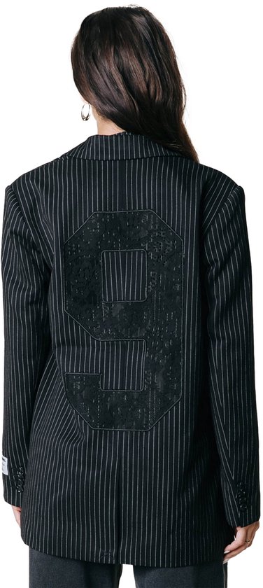 Colourful Rebel Jesra Pinstripe No 9 Lace Blazer | bol