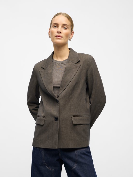 OBJECT OBJKARA L S LO BLAZER 142 23048012 Seal Brown Bol