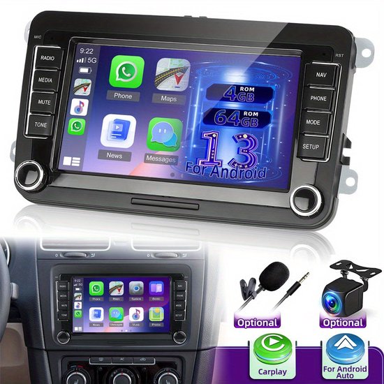 Android Car Radio – Multimedia Radio – Autoradio Navigatie ...