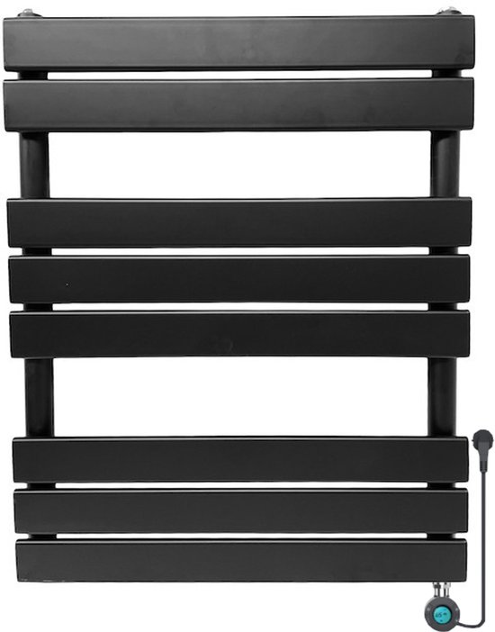 WOON-DISCOUNTER.NL - Falk 80 x 60 cm - Elektrisch - Mat zwart ...