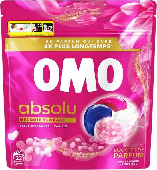 OMO - Absolute Floral Melody wascapsules met geurboosterparels ...