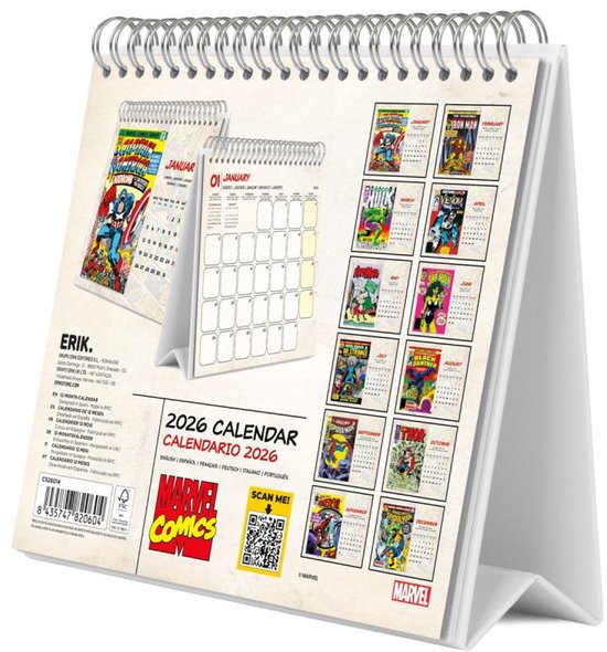 Marvel Desk Kalender 2026 | bol