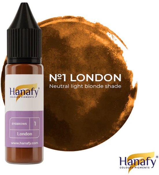 Hanafy Mineral Pigment for Eyebrows No.1 – London | bol