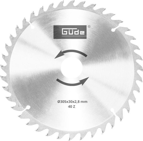 Güde zaagblad 305 x 30 mm 40T | bol