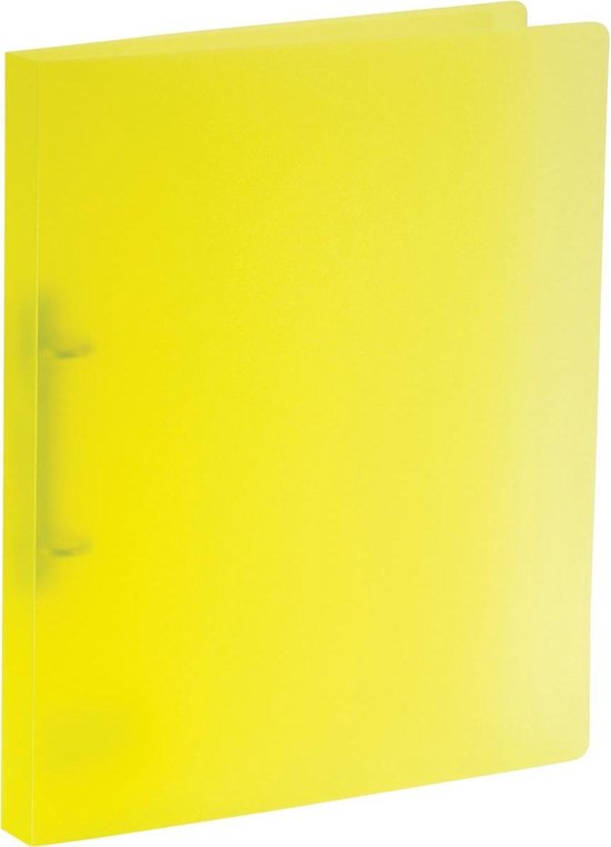 Bronyl ringmap, voor ft A4, uit PP, 2 D-ringen van 15 mm, transparant ...