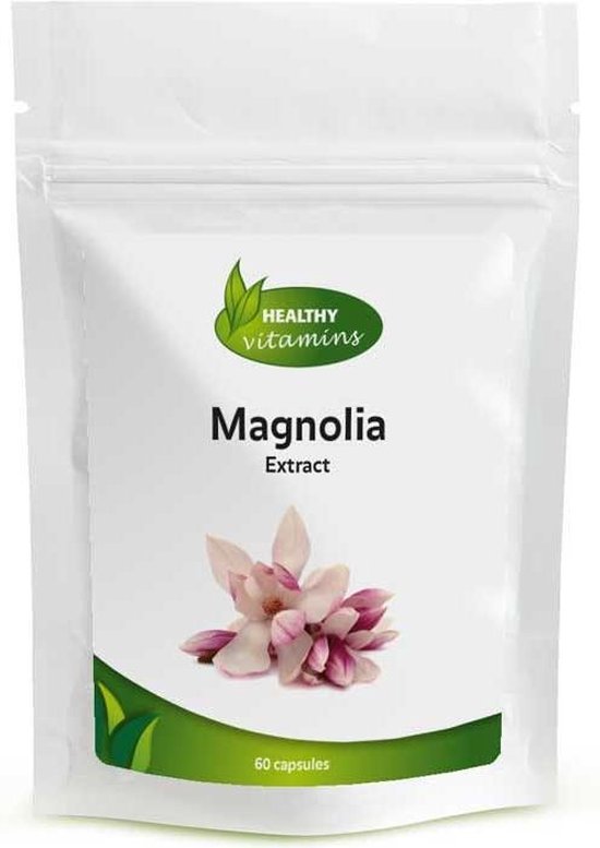 Healthy Vitamins Magnolia Officinalis Supplement - Bij stress - 60 ...