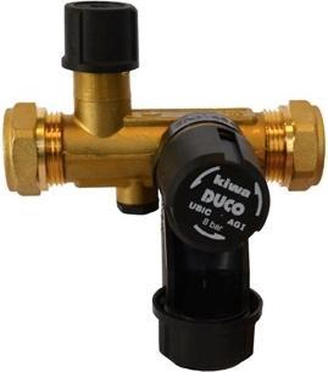 Pentec Duco inlaatcombinatie recht 8 bar - 15 mm knel | bol.com