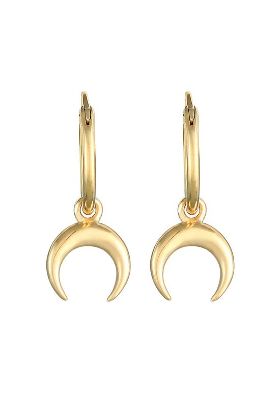 Elli Dames Oorbellen Dames oorringen Halve Maan Sikkel Hanger Astro ...