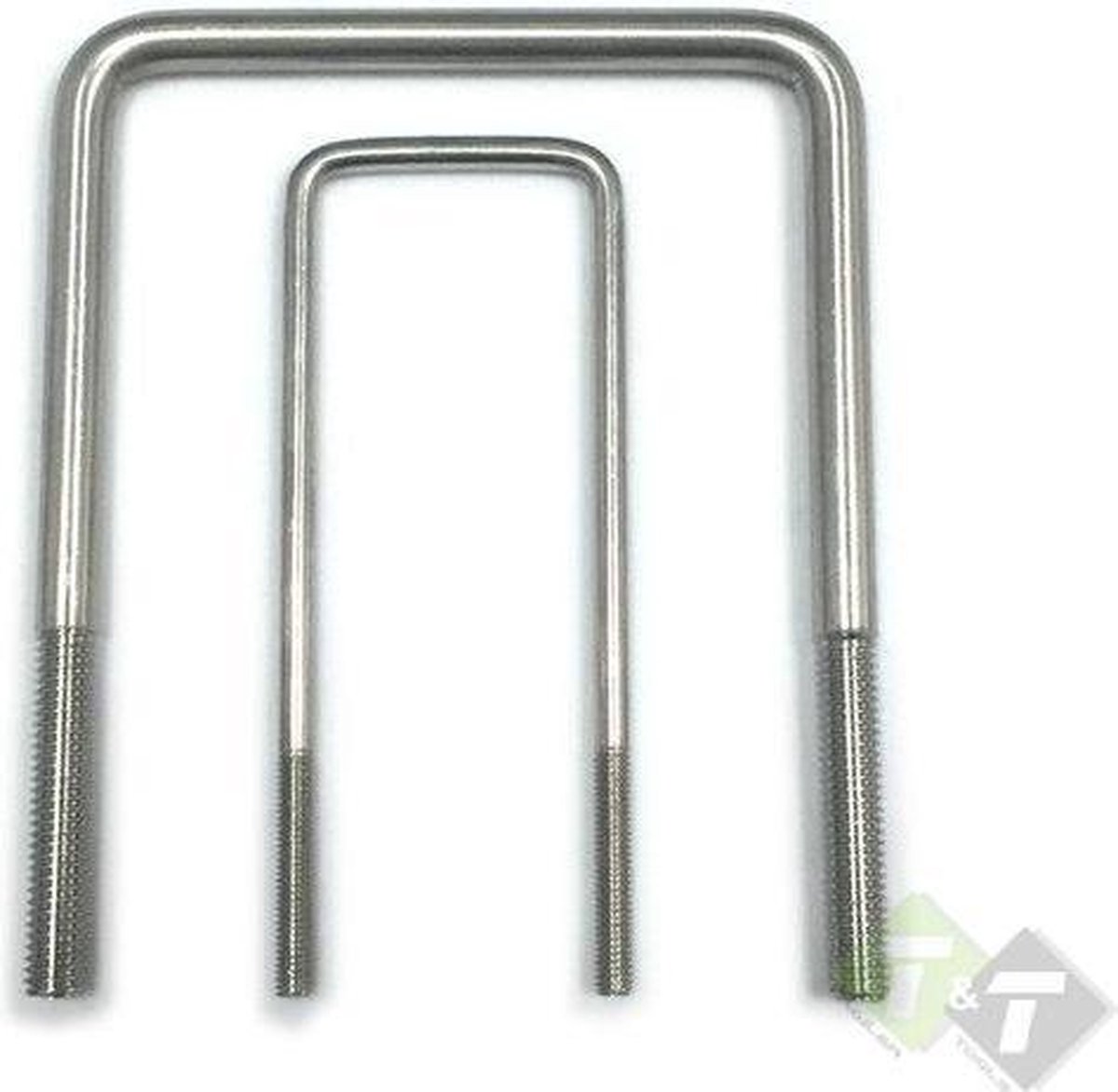 U bout, u beugel, kokerklem 123 x 80 mm | bol.com