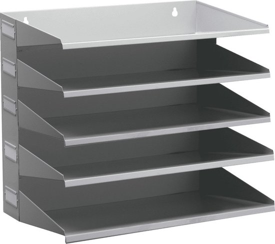 Sorteerrek van gelakt staal DURABLE, 3 of 5 of 8 vakjes, verschillende ...