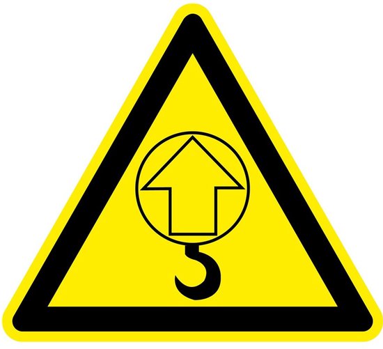 Hijspunt waarschuwingsbord 200 mm | bol