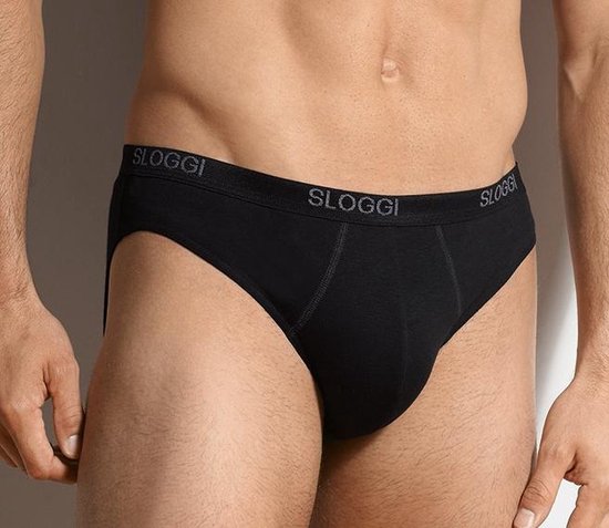 sloggi men Basic Heren Mini slip - Zwart - Maat L | bol