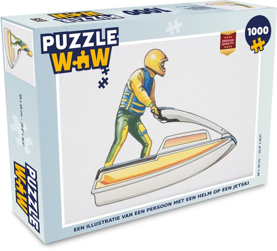 Puzzle Jetski Illustration 1000 pièces - Une illustration d'une ...