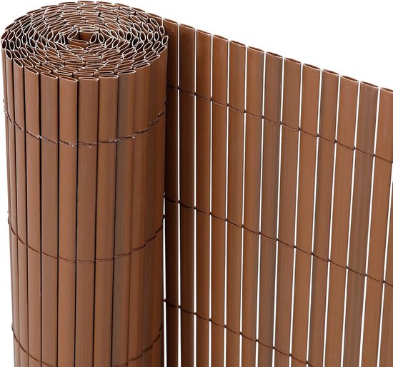 Zichtwerende omheining van pvc, inkijkbescherming, windscherm voor ...