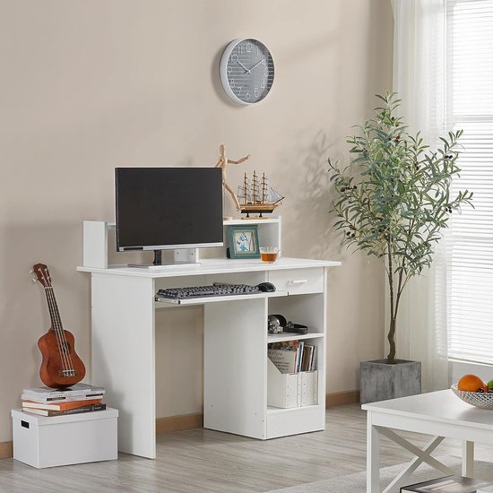 Bureau, computertafel met legplank, bureautafel, pc-tafel voor ...