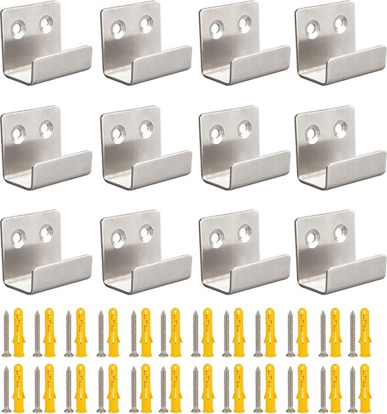 Keramische Tegel Display Beugels - Heavy Duty Stalen Haken - 12 stuks ...