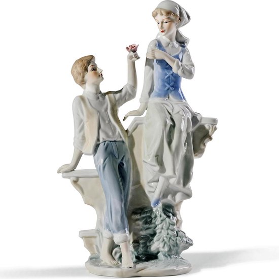 Porseleinen Beeldje - Ornament voor Thuisdecoratie - 1 stuk - Wit ...