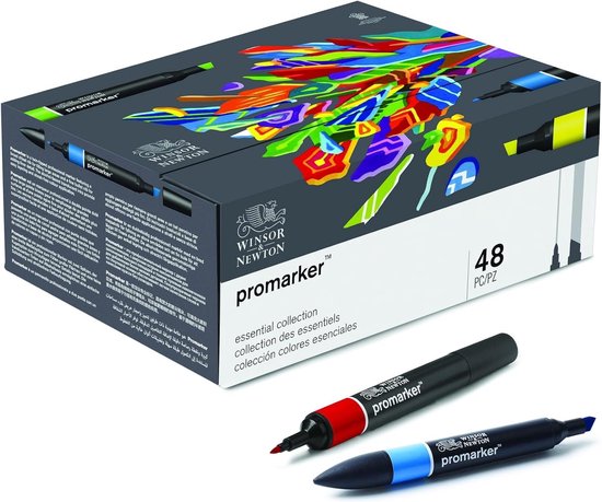 Promarker Set 48 - professionele layoutmarker - veelzijdig - 48 stuks ...