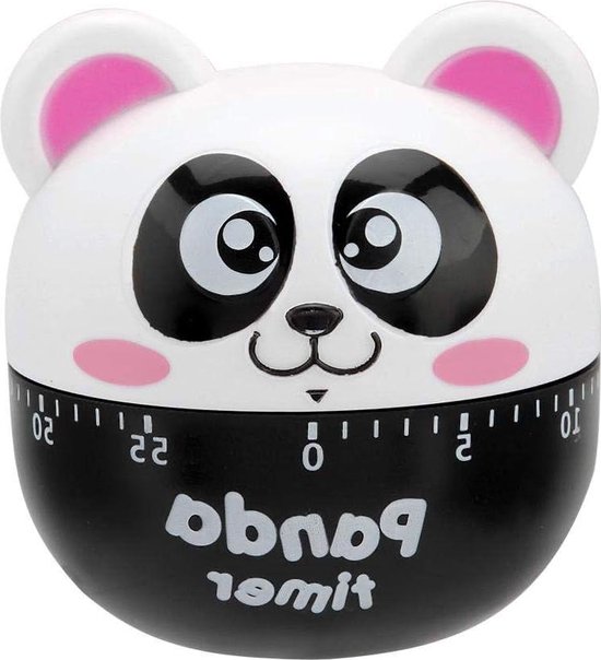 Cartoon Panda Shape Kitchen Timer - Keukenwekker - Roze | bol