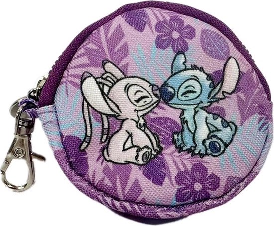 STITCH & ANGEL - Ohana - Cookie Coin Purse - 9x2,5cm - Geldbeugel | bol