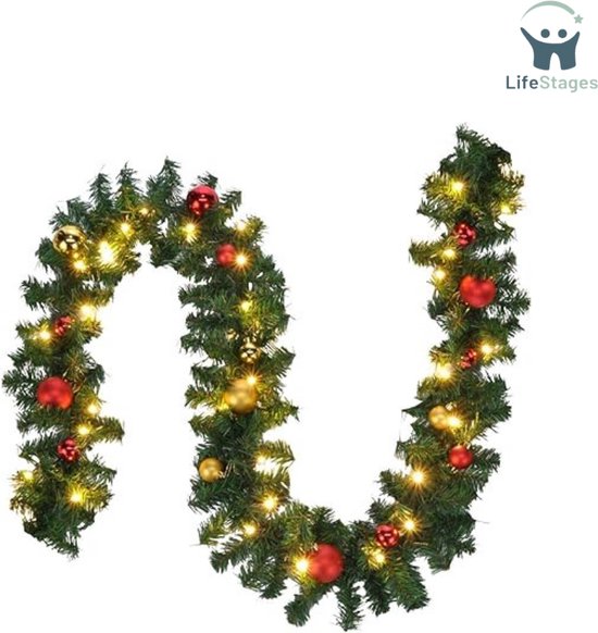 LifeStages - Kerstslinger Met Verlichting - Verlichte Artistieke ...