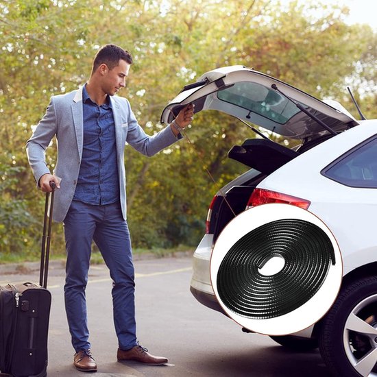 Deurrandbescherming 5 m U-vorm rubber voor auto's - autodeuren ...