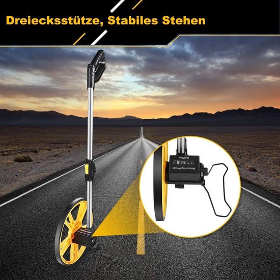 Running meter measuring wheel rolltachos mechanical distance meter with ...
