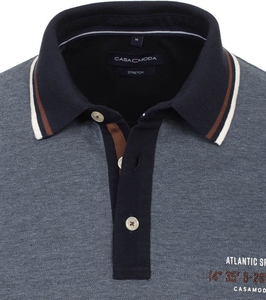 Casa Moda Poloshirt Logo Navy - Maat XXL - Heren | bol