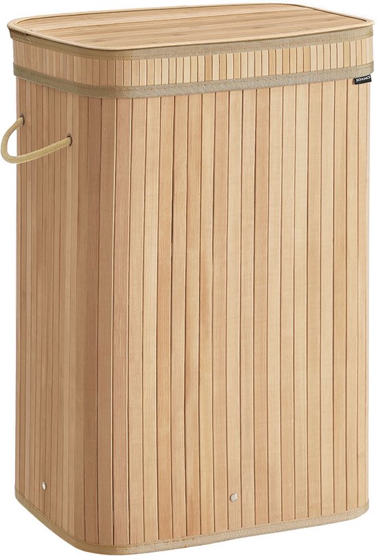 Bamboe Wasmand - Mand - Opbergbak - Stijlvol Design - 31,5 cm x 42,5 cm ...