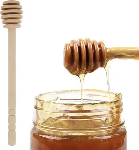 CHPN - Honinglepel - Houten honing lepel - Honing Dipper ...