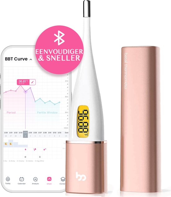 Femometer Vinca II - Basale Thermometer - Ovulatietest - Gebruik met de ...