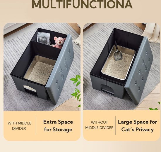 Equivera Kattenbak Kast - Kattenkast - Kattenbak Ombouw - Kattenbakkast ...