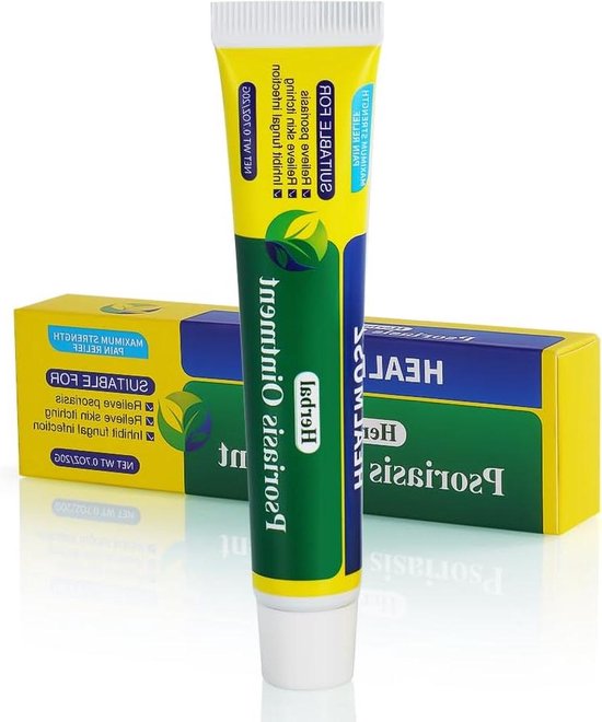 Kalmerende Psoriasis Zalf- Crème voor Dermatitis en Jeuk- Verlichtende ...