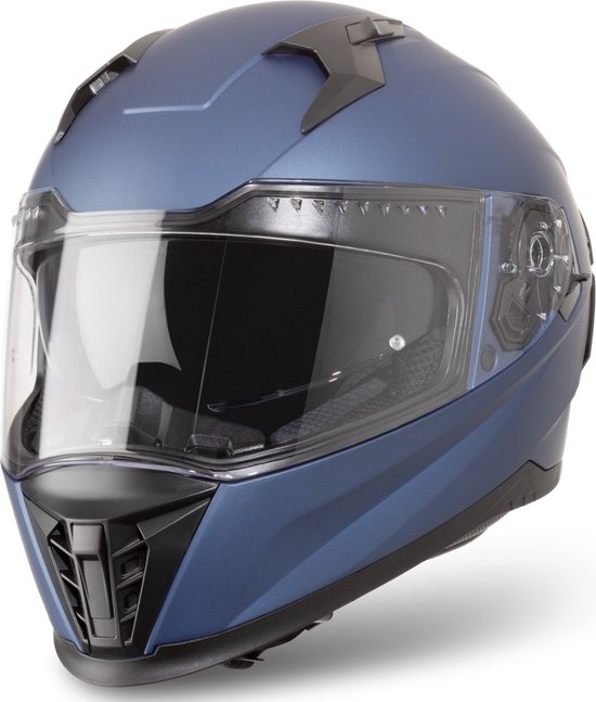 VINZ Perez Integraalhelm met Zonnevizier | Scooterhelm & Motorhelm ...