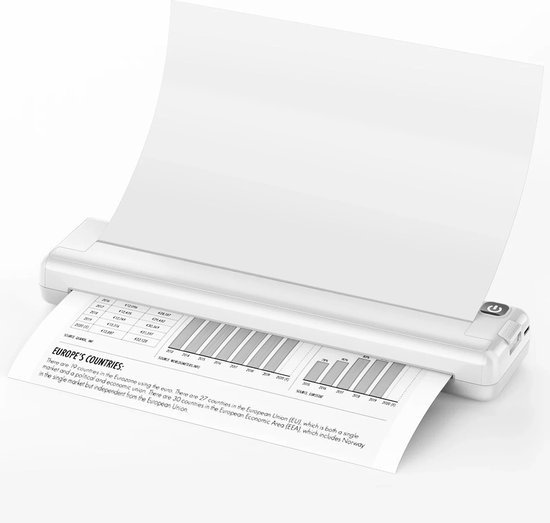 draadloze Bluetooth Printer - pocket printer - mini printer - Voor ...