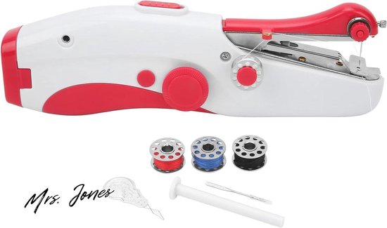 Mrs. Jones handheld naaimachine draagbare mini kleine huis elektrische ...
