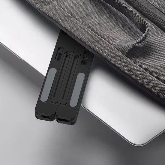 Verstelbare Laptopstandaard - Koeling & Opvouwbaar - 1 stuk - Zwart ...