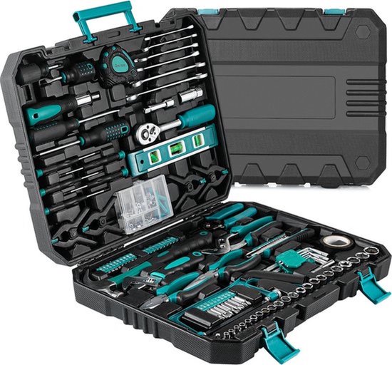 Gereedschapset - 198 Delig - Schroevendraaierset - Gereedschapskoffer - Toolbox -... | bol