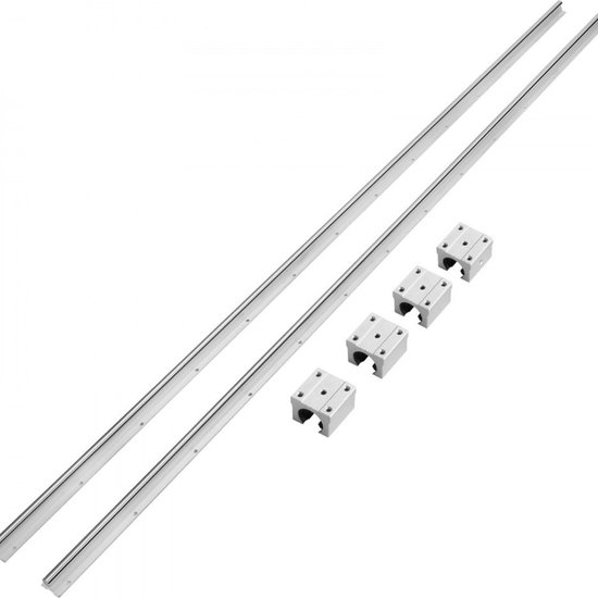 Lineaire Geleiding lineaire geleider lineaire rail 2 stuks SBR20-2200mm ...