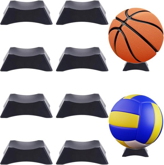 10 Stks Zwarte Basketbal Display Stand - Sport Ball Stand Vierkante ...