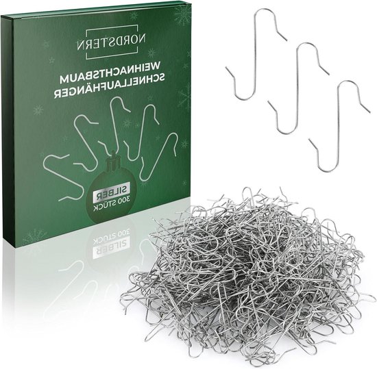 Nordstern Christmas Tree Decorations Quick Hangers Pack of 300 - Easy ...