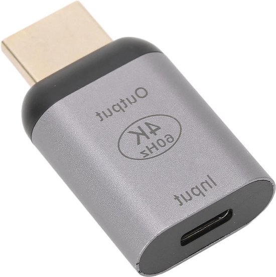 Content in HTML 4K 60HZ USB C Female naar HDMI Male Adapter - Type C ...