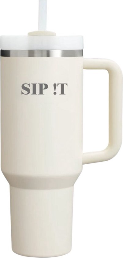 SIP !T Cup H2.0 FlowState Tumbler Wit Thermosfles Drinkfles Beker 1,2 ...
