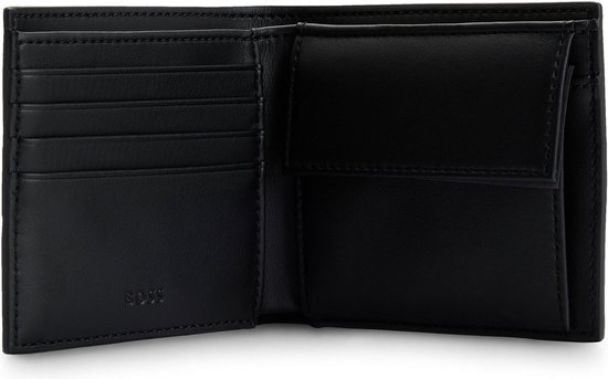 Hugo Boss - Ray 4cc coin portemonnee - RFID - heren - zwart | bol
