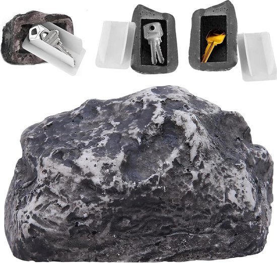 Grote mountain steen met geheim vak - Grotere grootte kunststeen voor ...