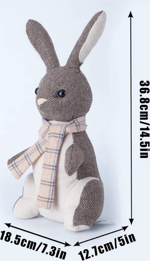 Leuke deurstopper decoratieve deurstopper voor huis en kantoor, konijn ...