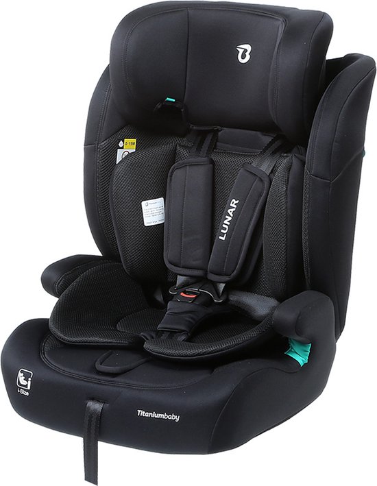 Titaniumbaby Autostoel Lunar I-size - 76-150 cm - Zwart | bol