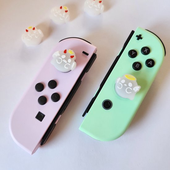 Geestjes Duo Thumb Grips - 2 Joycon dopjes - geschikt voor Nintendo ...