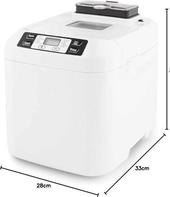 DD® Broodbakmachine - Broodmachine - Broodbakmachines - 12 Programma ...