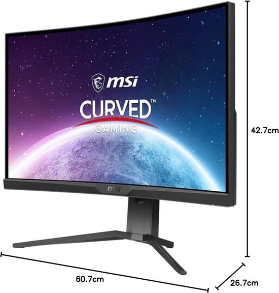 MSI MAG 275CQRXF - QHD Curved Gaming Monitor - 240hz - 27 inch | bol